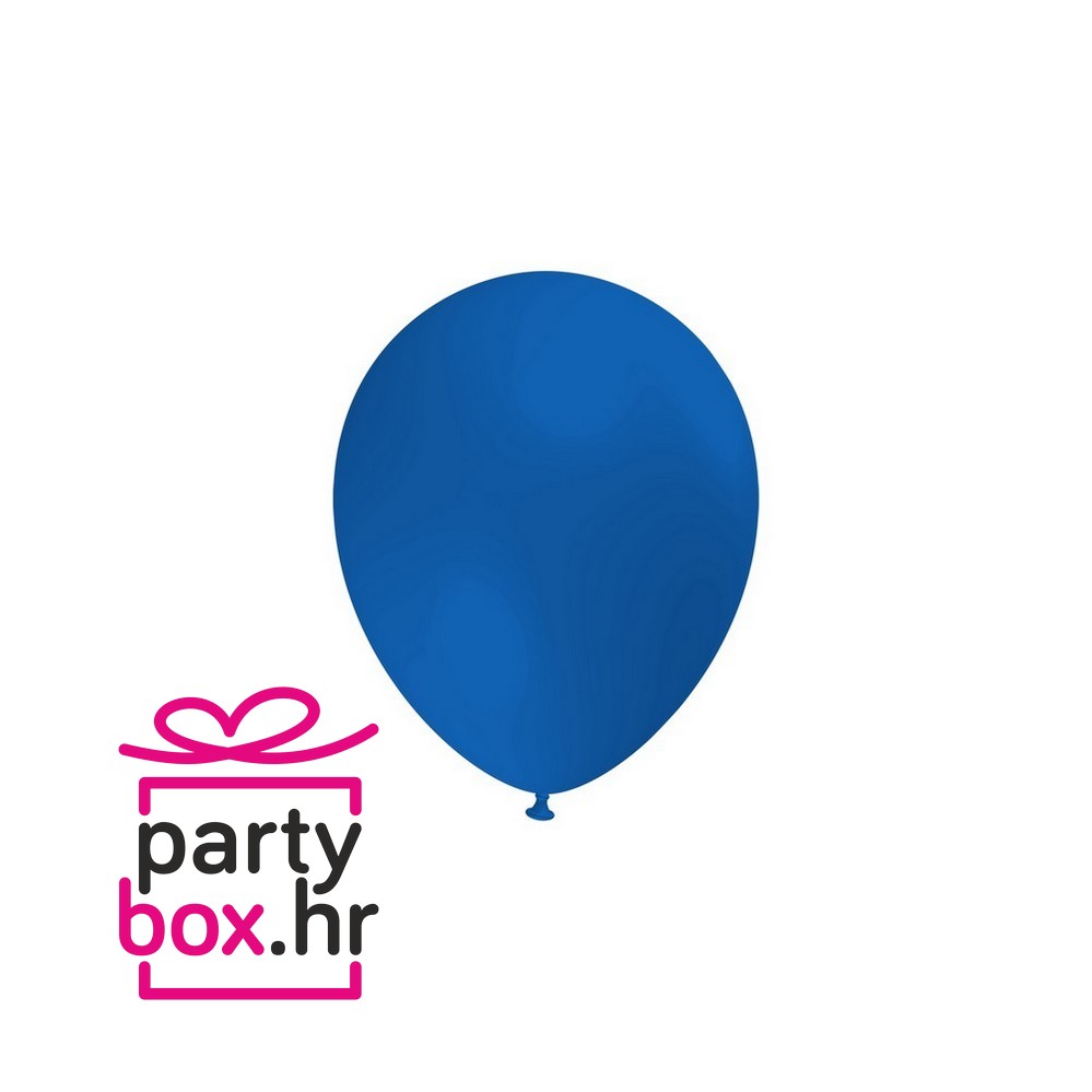 Lateks balon plavi 13 cm - PartyBox.hr